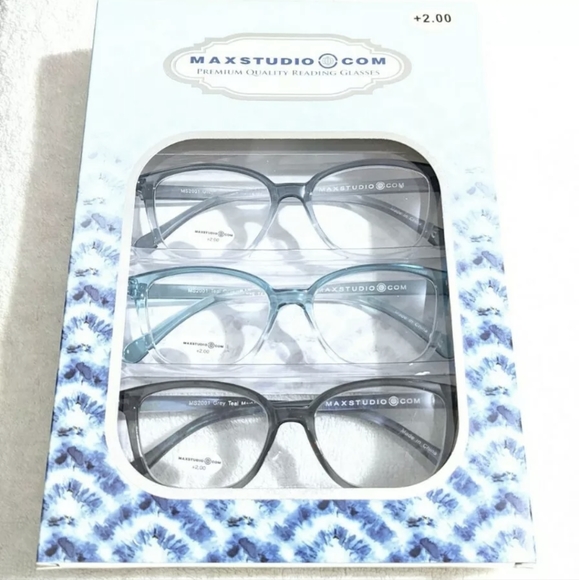Max Studio Accessories 20 Box Set 3 Pairs Max Studio Reading Max Studio Accessories 20 Box Set 3 Pairs Max Studio Reading